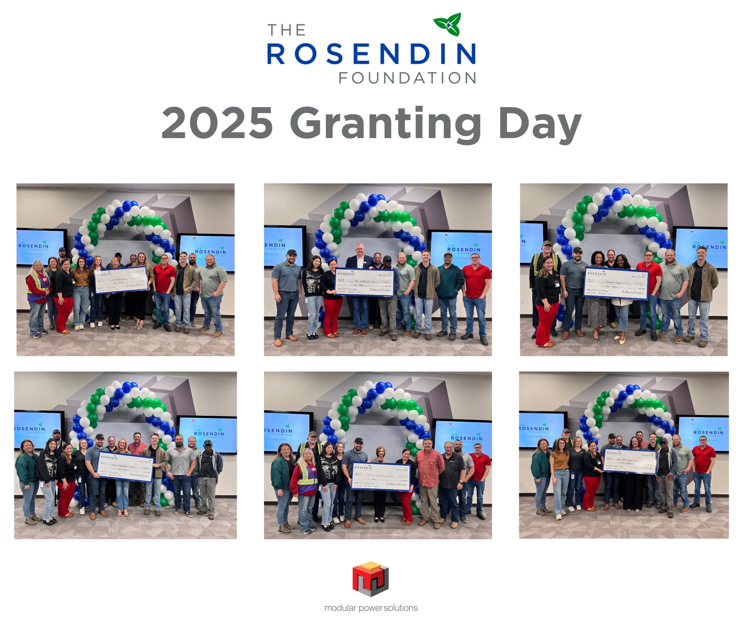 Granting Day for our Non-Profit Foundation (Community)| Modular Power ...